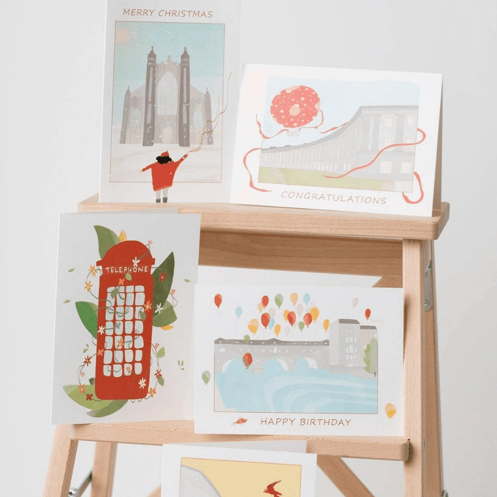 Bath Illustrated Greeting Cards | TilianKids
