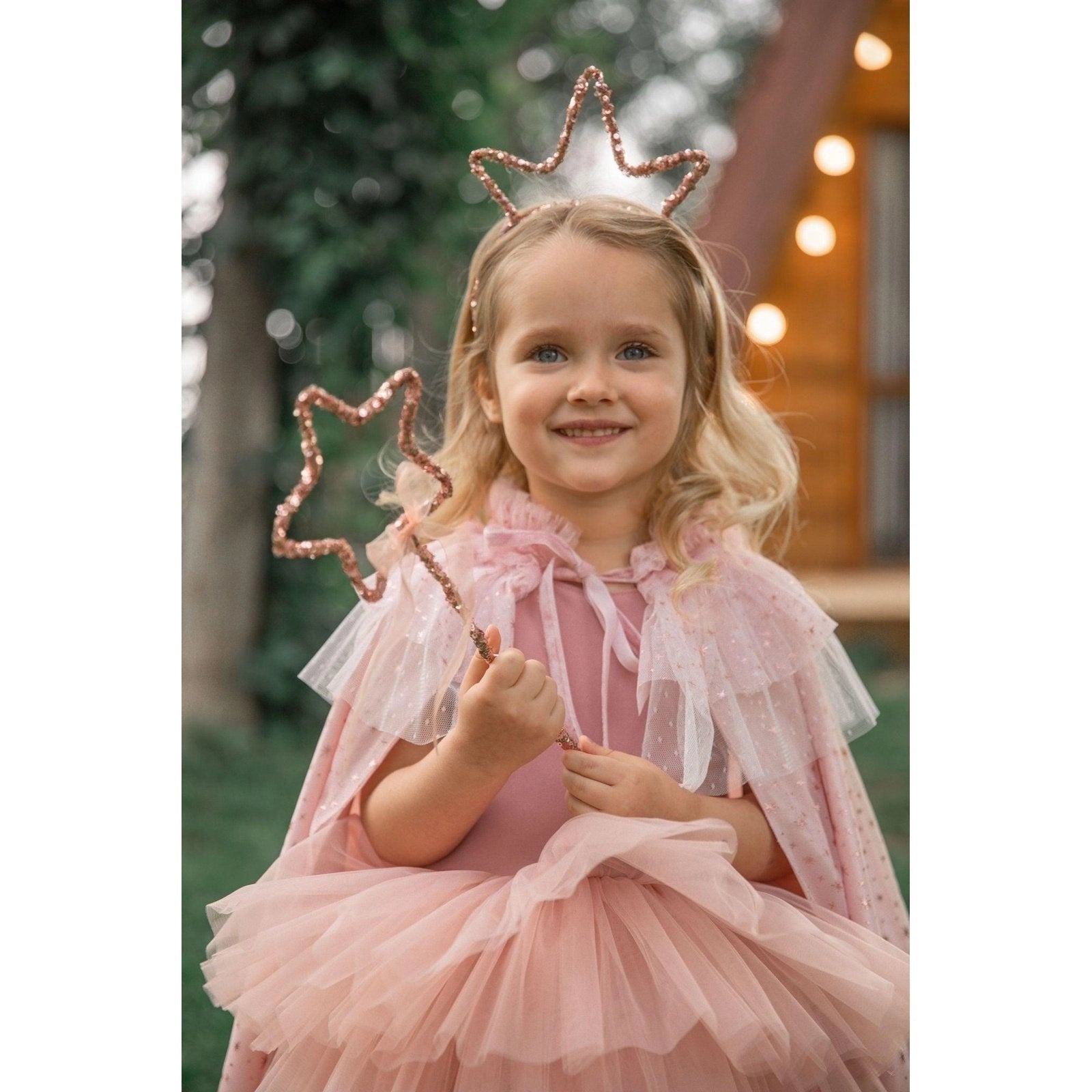 Cora Girls Tulle Cape | TilianKids